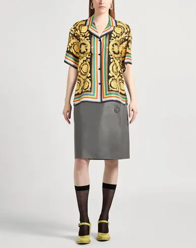 Versace Signature Printed Twill Shirt