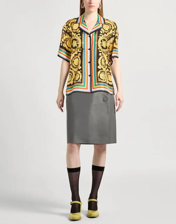 Versace Signature Printed Twill Shirt
