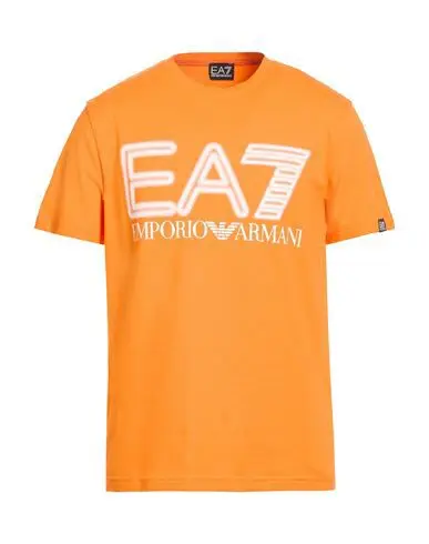 EA7 T-shirt Size Cotton, Elastane - Orange