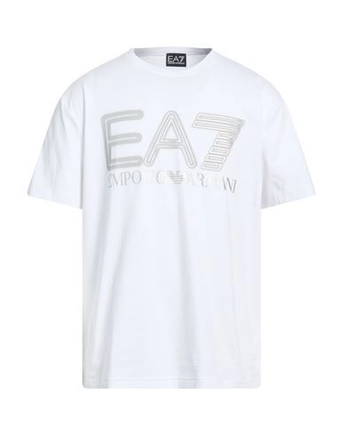 EA7 T-shirt Size Cotton, Elastane - White