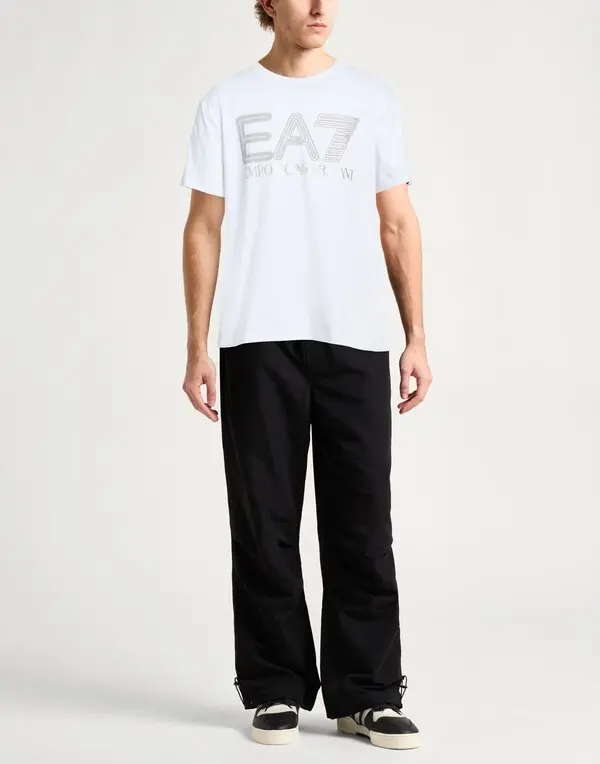 EA7 T-shirt Size Cotton, Elastane - White