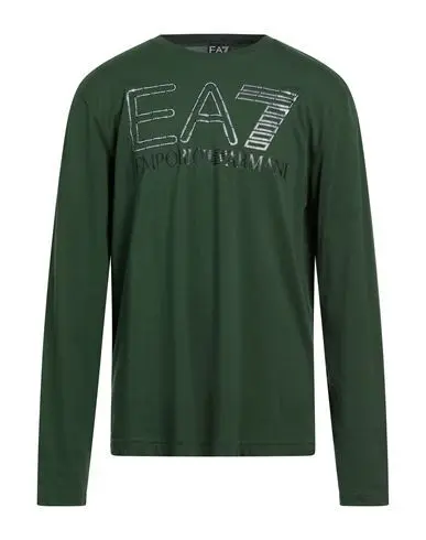 EA7 T-shirt Dark Size Cotton - Green