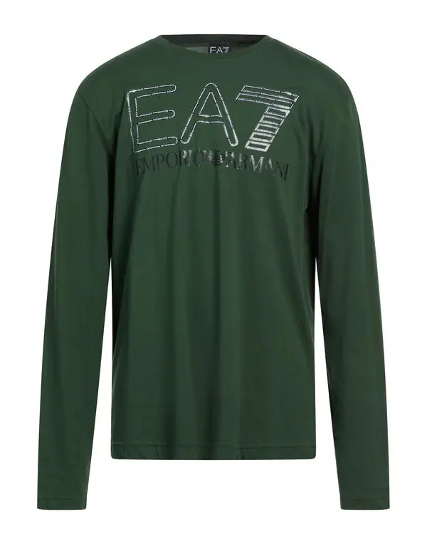 EA7 T-shirt Size Cotton - Green