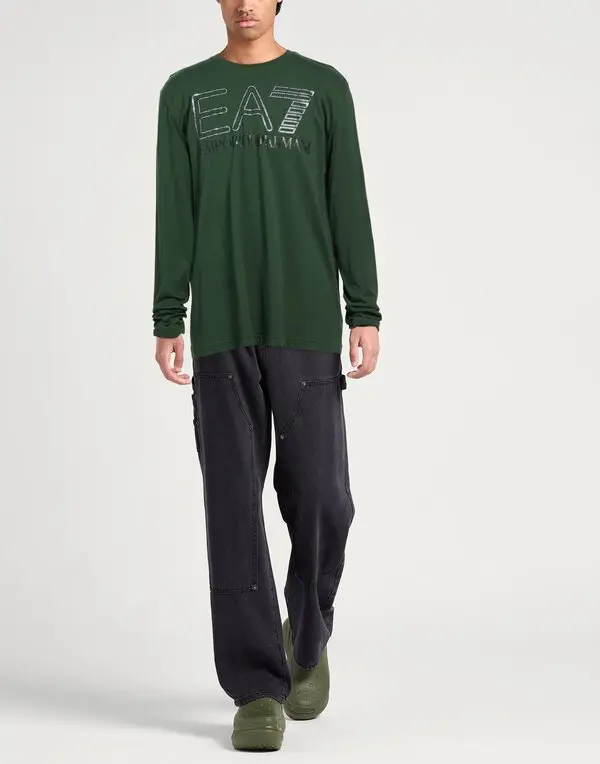 EA7 T-shirt Size Cotton - Green