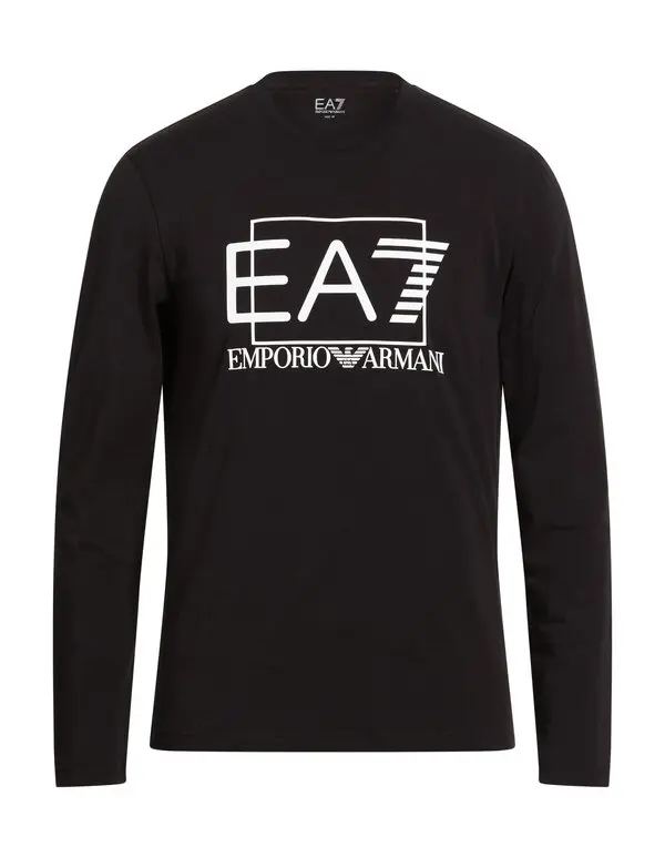 EA7 T-shirt Size Cotton, Elastane - Black