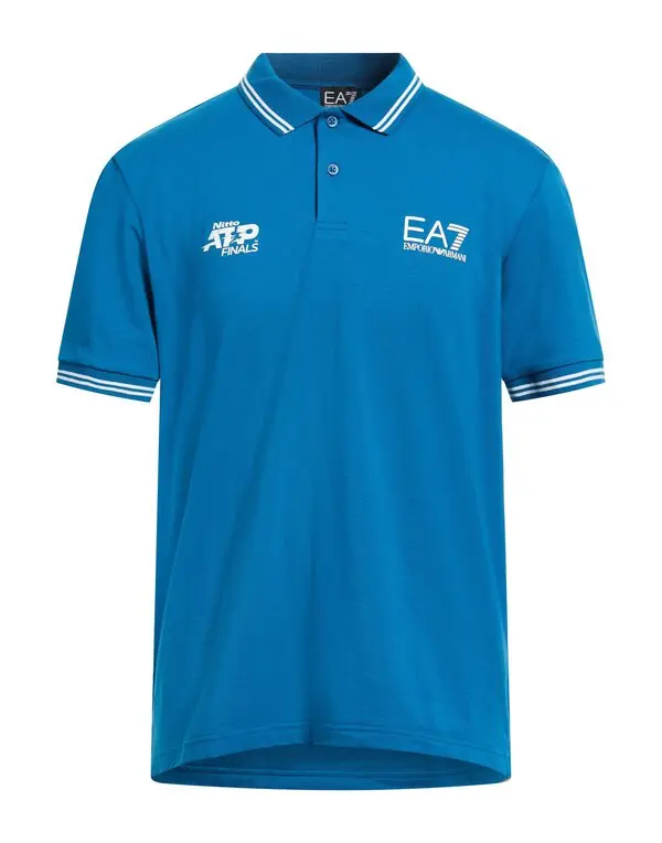 EA7 Polo Shirt Size Polyester, Cotton, Elastane