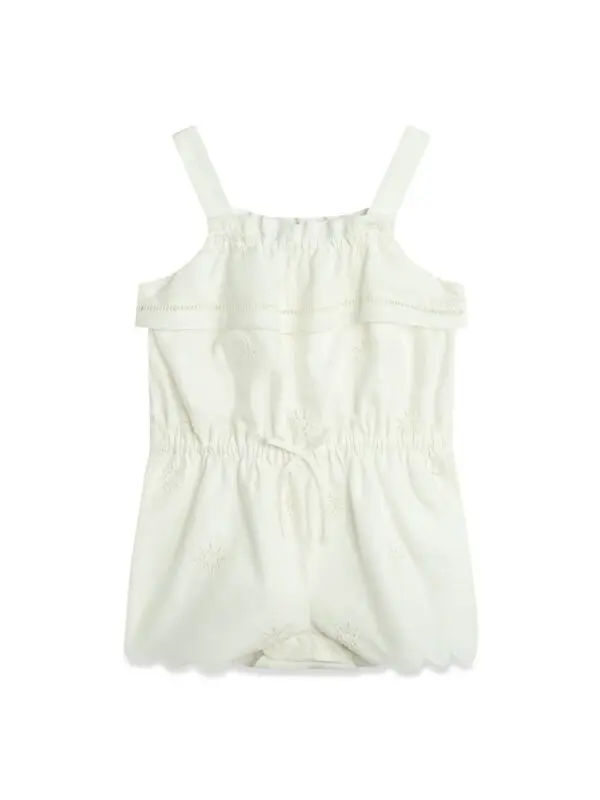 Chloé Short Jumpsuit - White