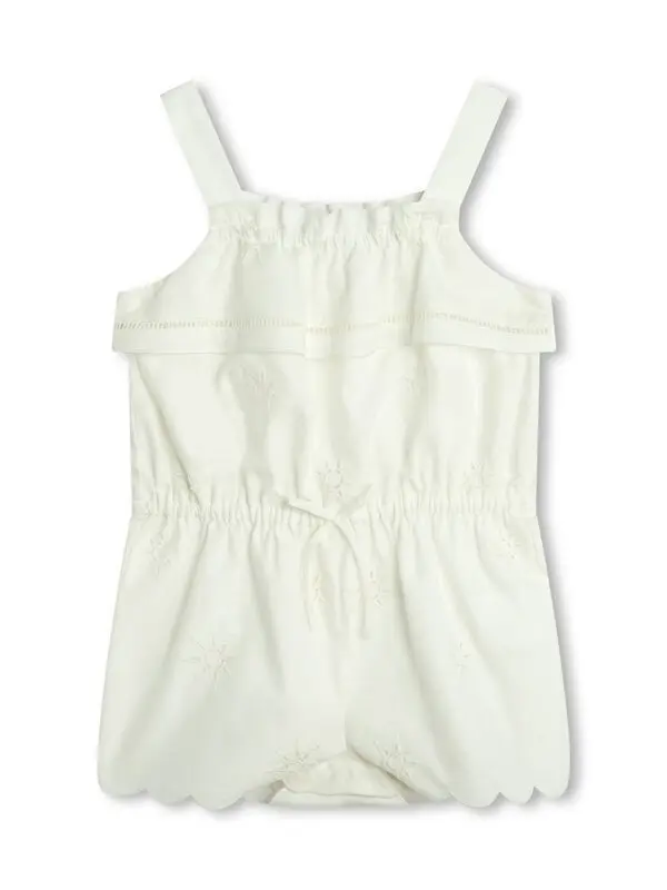 Chloé Short Jumpsuit - White