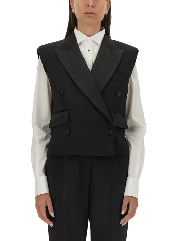 Dolce & Gabbana Double-breasted Sleeveless Jacket