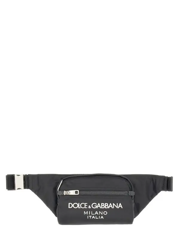 Dolce & Gabbana Small Fabric Pouch - Black