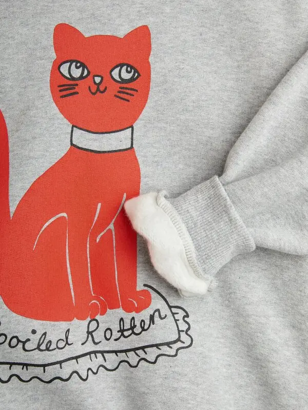 MINI RODINI Printed Sweatshirt - Grey