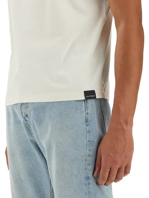 COURREGES T Shirt With Logo - White