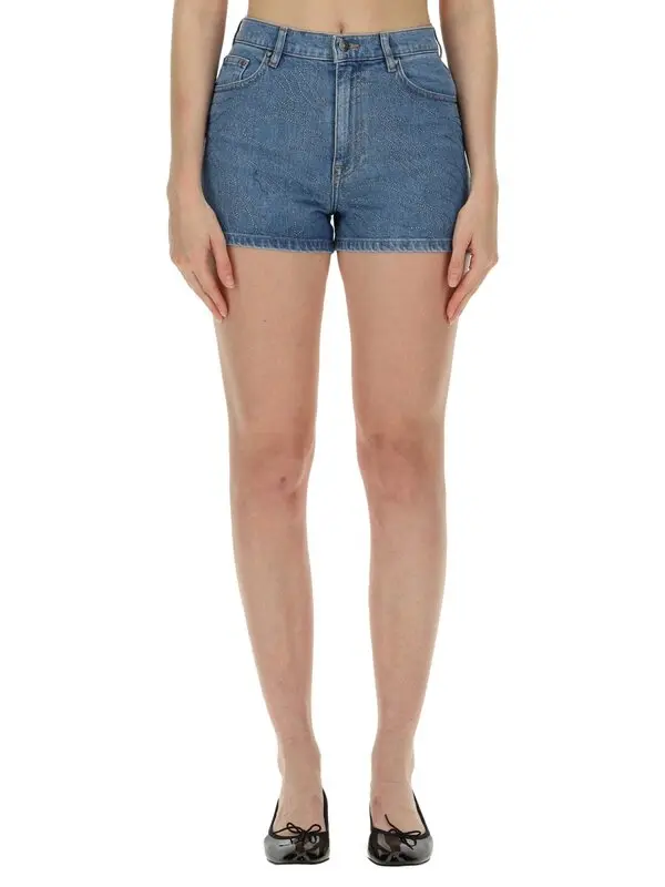 ROTATE BY BIRGER CHRISTENSEN Shorts - Denim