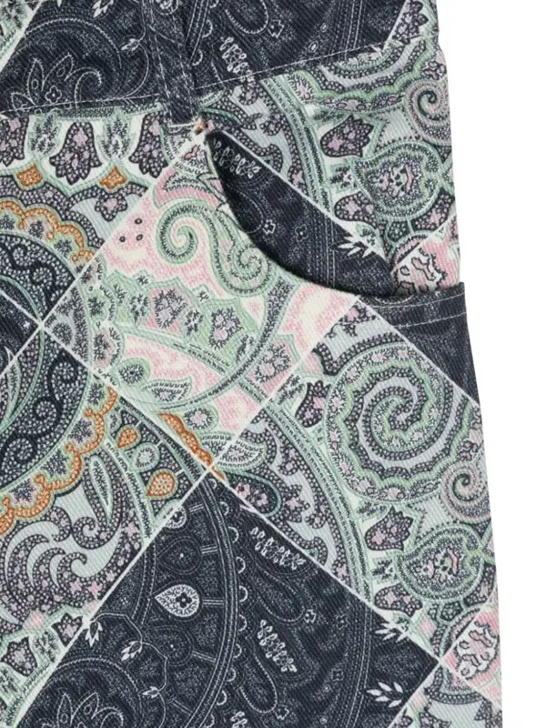Etro Printed Fabric Pants