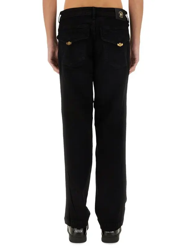 Versace Cotton Straight Leg Jeans