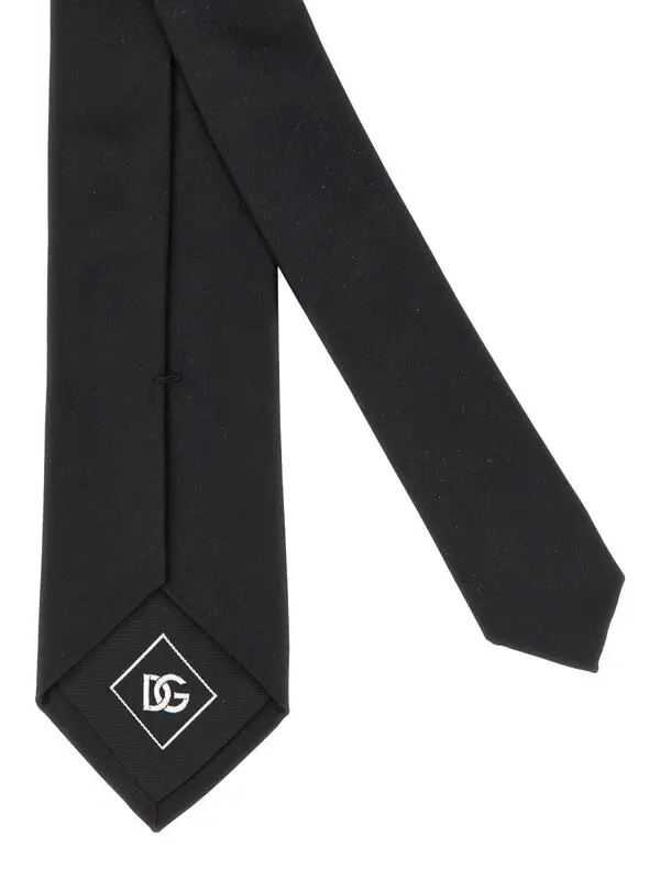 Dolce & Gabbana Silk Neck Tie - Black