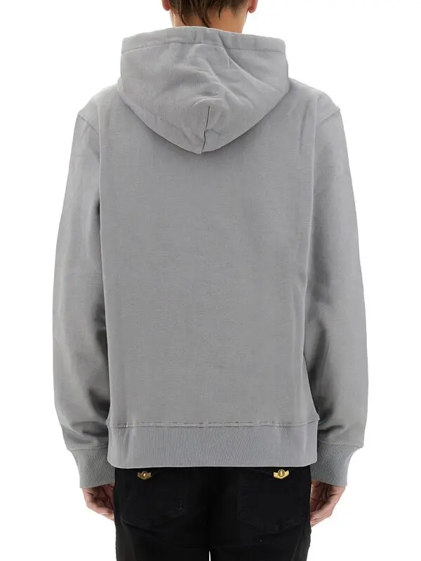 Versace Sweatshirt With Logo - Grey