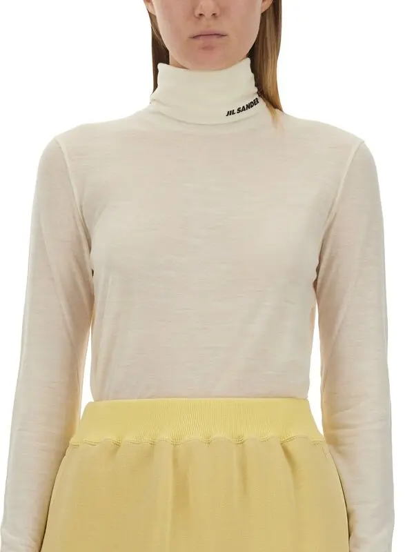 JIL SANDER Turtleneck Long Sleeve Shirt
