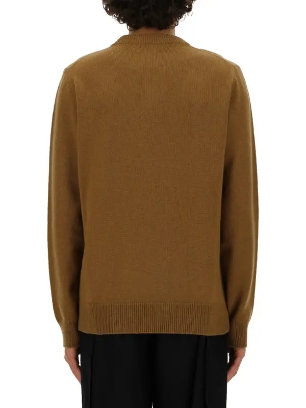 JIL SANDER V-neck Sweater - Beige