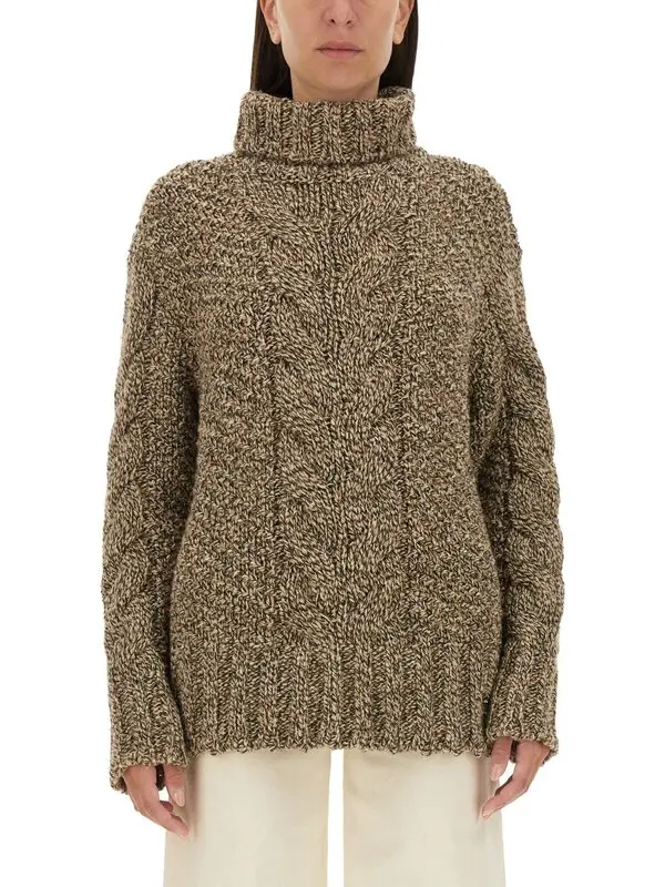 Kiton Oversized Camel Wool Jersey