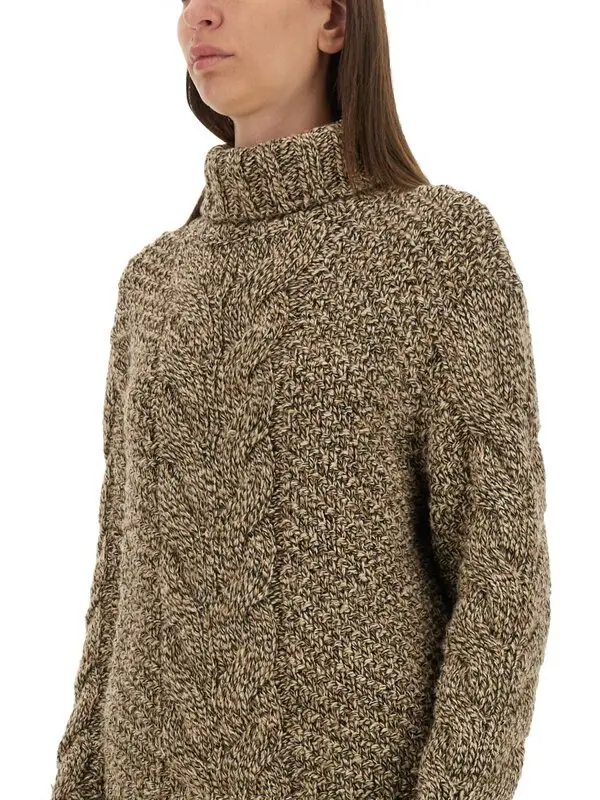 Kiton Oversized Camel Wool Jersey