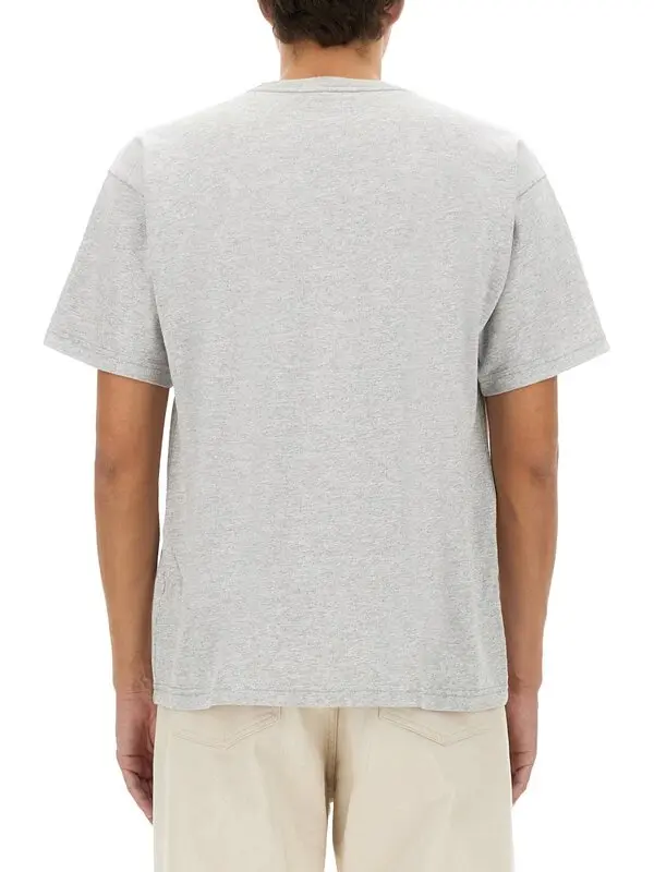 Obey T Shirt With Logo - Grey