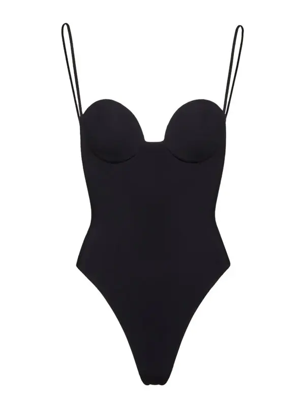 Magda Butrym Bustier Underwire One-piece Swimsuit - Black
