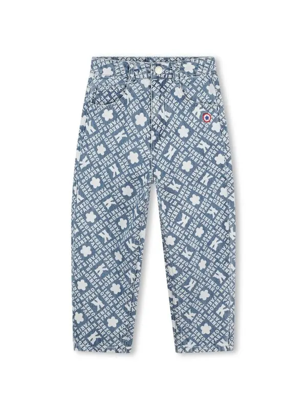 Kenzo Printed Jean Pants