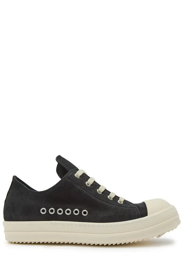 Rick Owens Nubuck Sneakers - Black