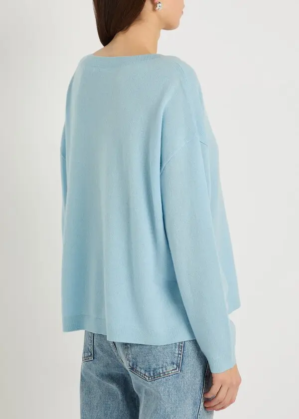 Alice + Olivia Williams V-neck Cashmere-blend Jumper