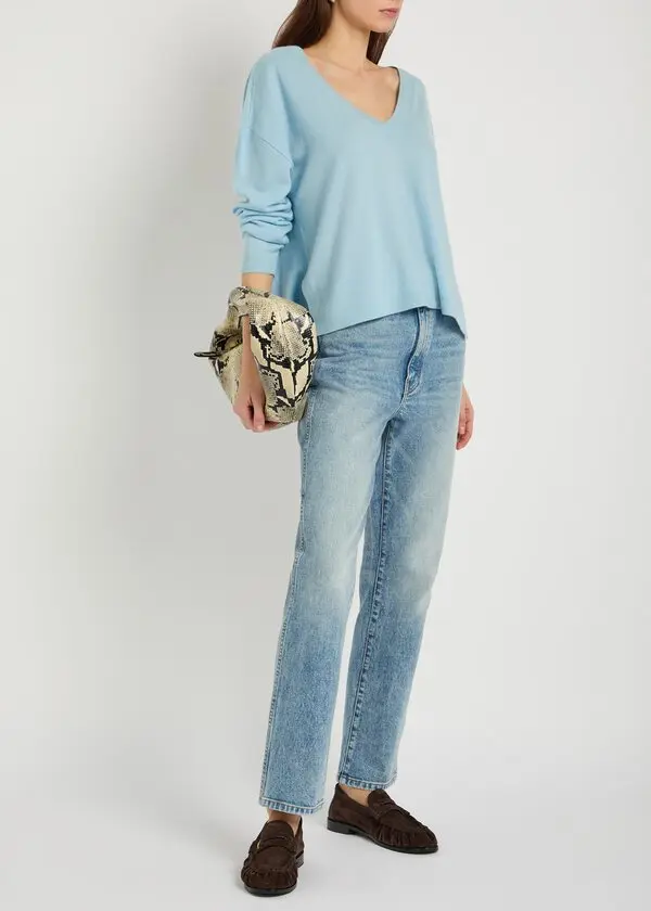Alice + Olivia Williams V-neck Cashmere-blend Jumper