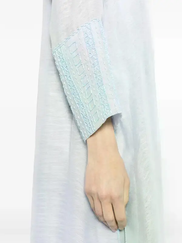SHATHA ESSA Bead-embroidered Maxi Dress