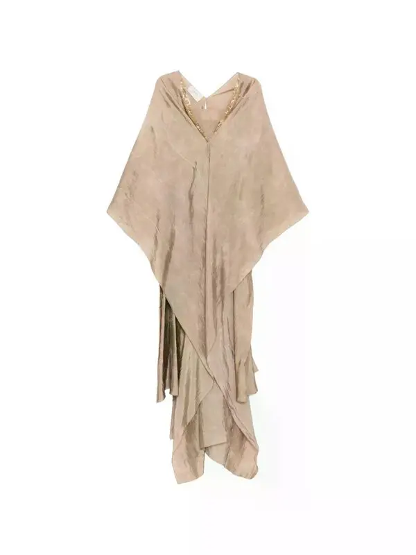 SHATHA ESSA Draped Maxi Dress