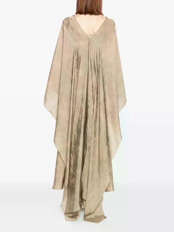 SHATHA ESSA Draped Maxi Dress