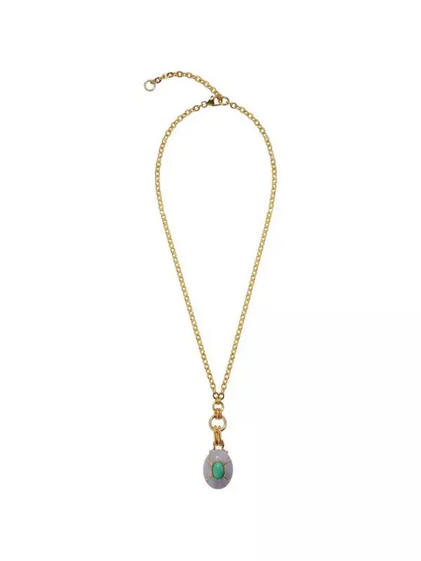 LIZZIE FORTUNATO Pendant Chain Necklace - Gold