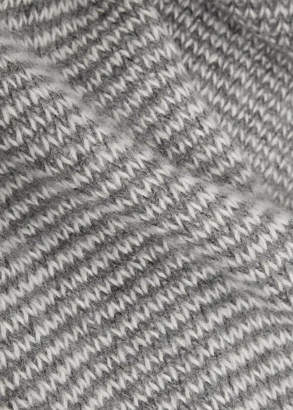 You Must Create Striped Wool-blend Jumper