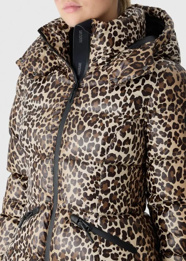 Mackage Cheetah-print Padded Ski Jacket