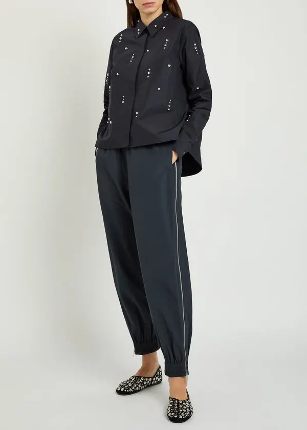 3.1 Phillip Lim Ripstop Zip-sides Shell Sweatpants