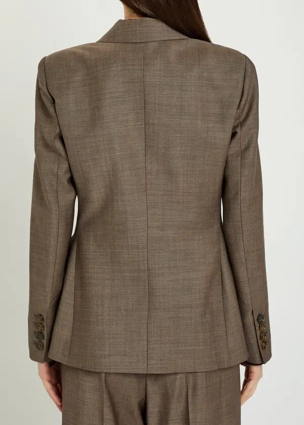 BLAZÉ MILANO Wool-blend Double-breasted Blazer