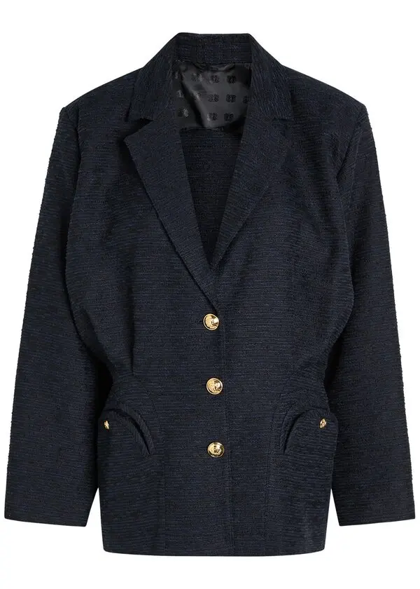 BLAZÉ MILANO Textured Cotton-blend Blazer