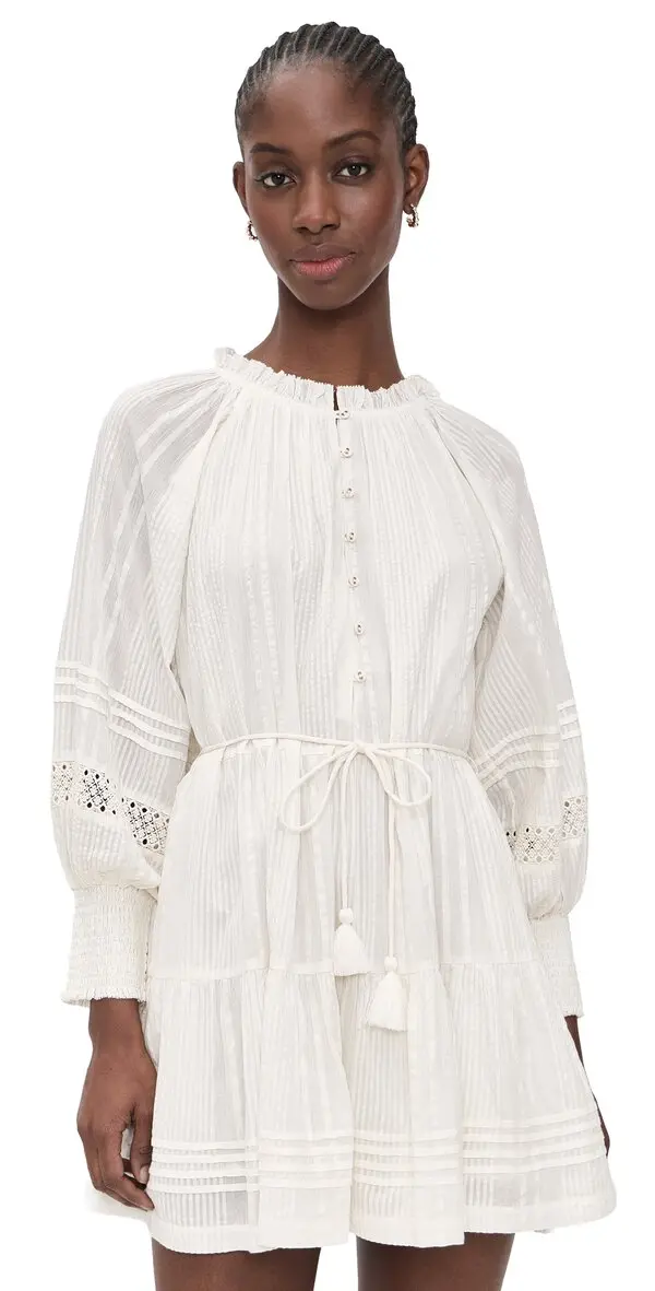 CLEOBELLA Meadow Mini Dress - Ivory