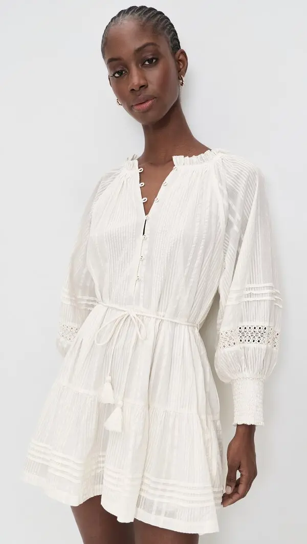 CLEOBELLA Meadow Mini Dress - Ivory