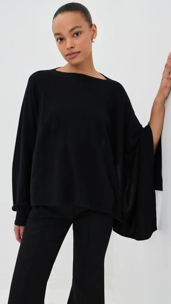 JIL SANDER Cape With Sleeve Pullover
