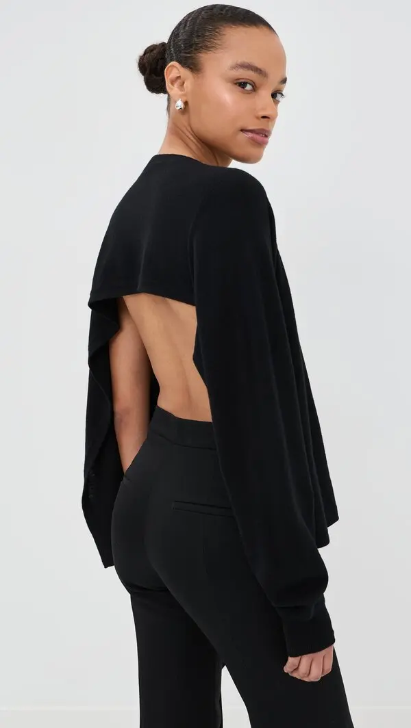 JIL SANDER Cape With Sleeve Pullover
