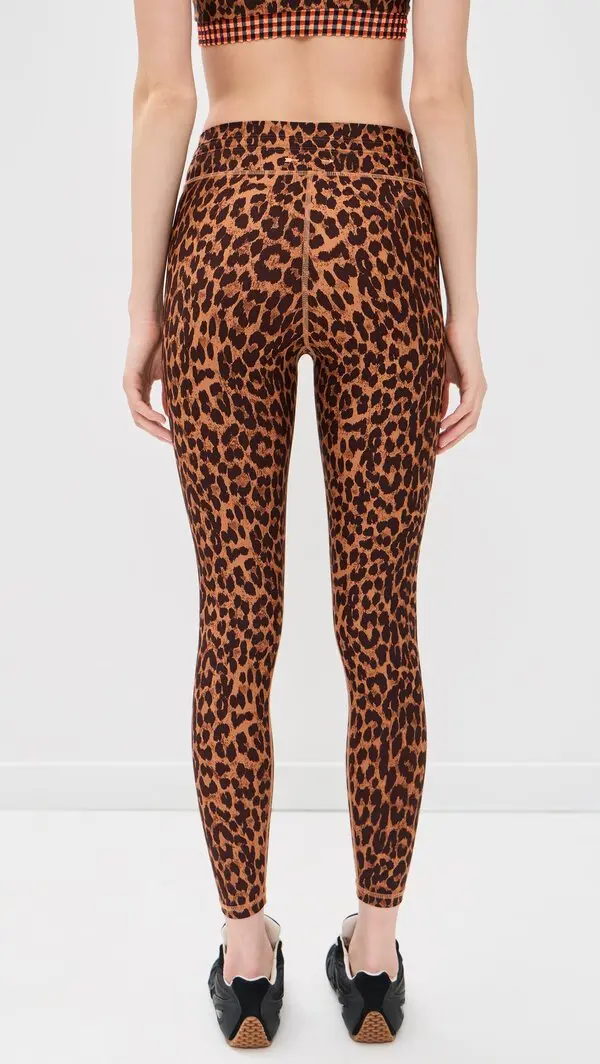 The Upside Malawi 25in Midi Leopard Print Leggings