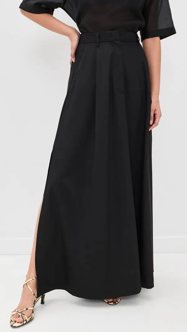 THE LATEST Slit Midi Skirt