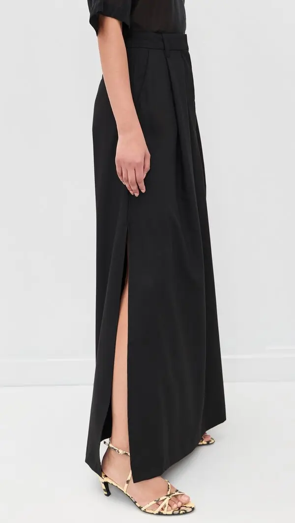 THE LATEST Slit Midi Skirt