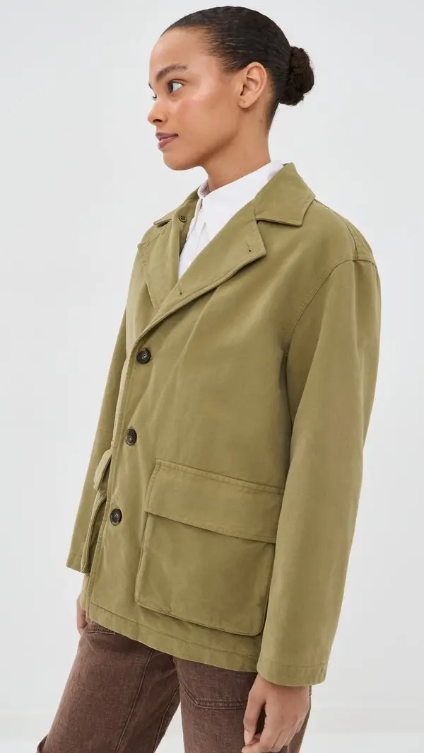 NILI LOTAN Ronay Parka - Olive Green