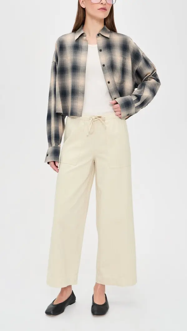 Z Supply Daycation Wide Leg Canvas Pants