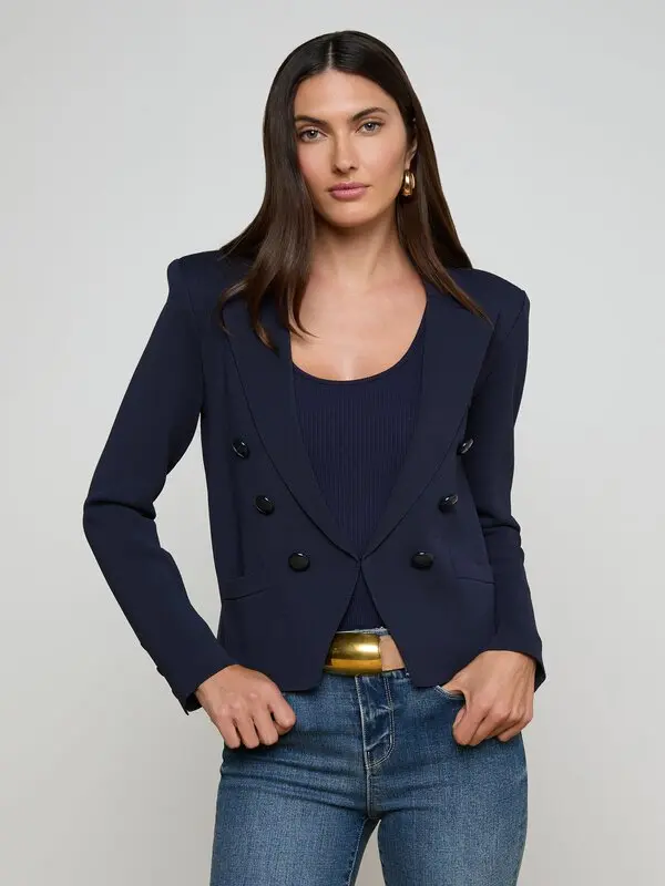 L'Agence Mercer Knit Blazer